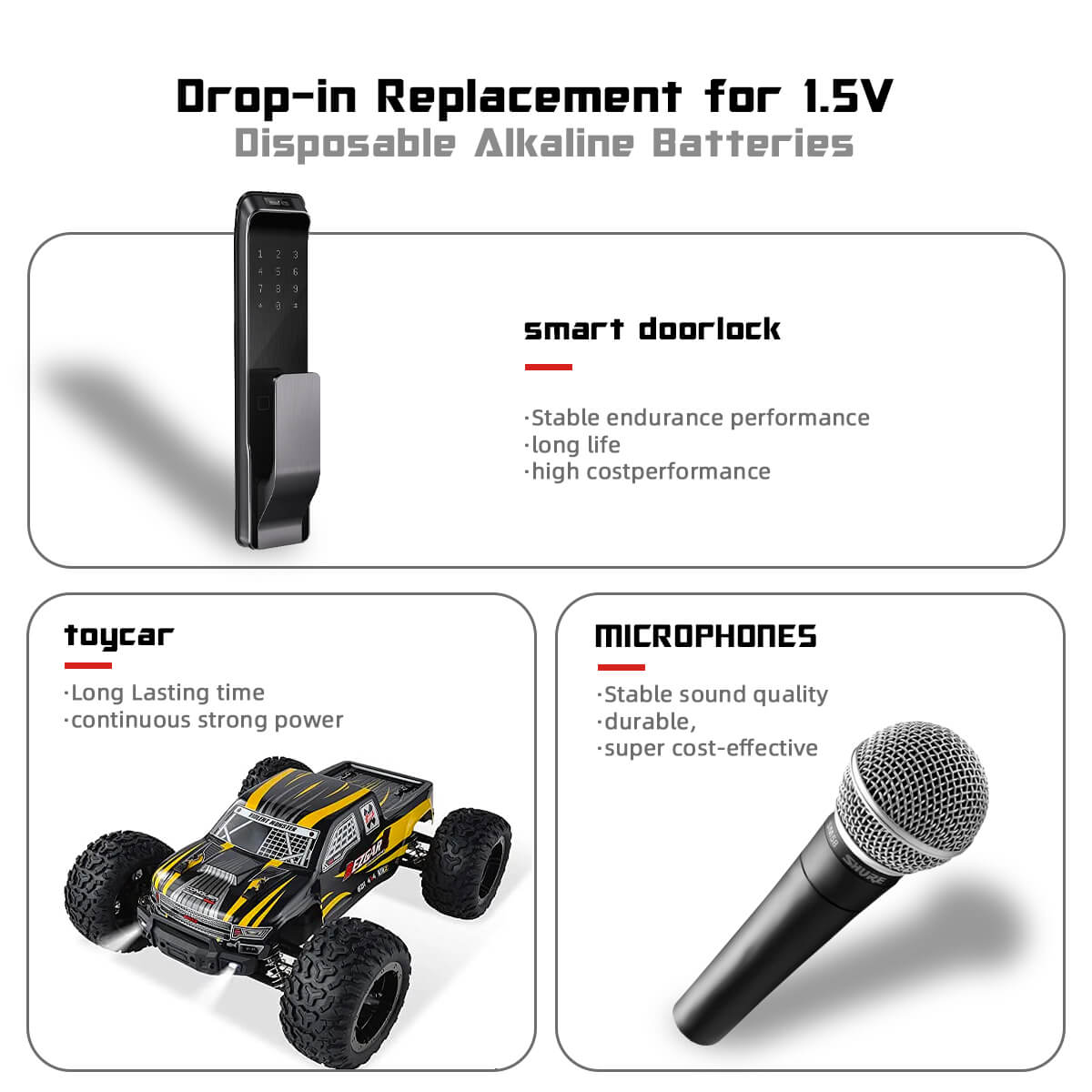 POOVER 1.5V AA AAA Lithium ion Batteries 3200mwh 1200mWh– POOVER.TECH